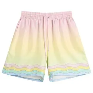 Casablanca Light Wash Shorts For Men