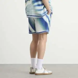Casablanca Flaming Tennis Ball Silk Shorts