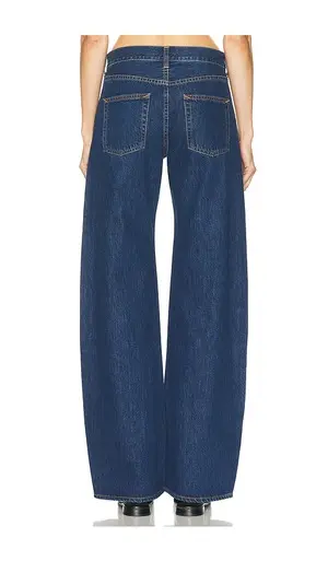 GRLFRND Rory Short Rise Baggy Denim Jeans