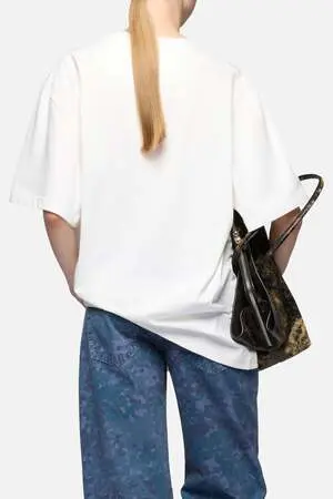 Attico Oversized T-shirt With Slit