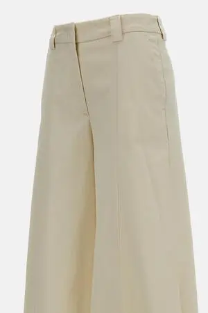 THELATEST D-alma Twill Palazzo Trousers