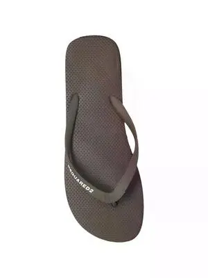 Dsquared2 Logo-print Flip-flops - Brown
