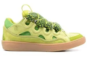 LANVIN Leather Curb Sneakers