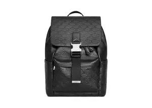 Celine Triomphe Embossed Backpack - Black