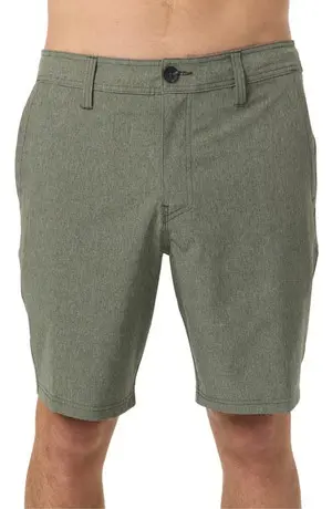 O'Neill Water-resistant Hybrid Shorts - Heather Mulled Basil