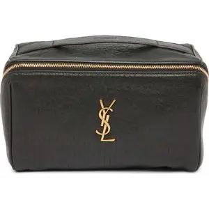 Saint Laurent Gaby Leather Vanity Case