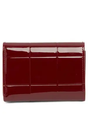 Saint Laurent Patent Leather Trifold Wallet
