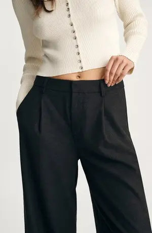 MAVI Pleated Wide Leg Trousers