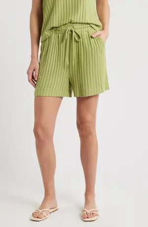 Women's Ribbed Shorts