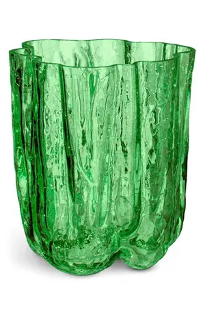 KOSTA BODA Small Crackle Vase - Green