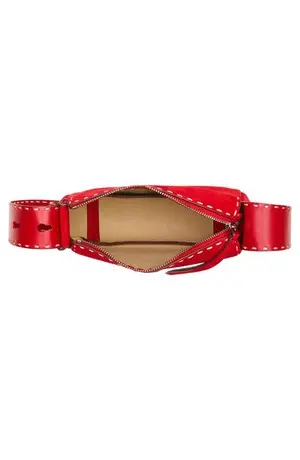 Tory Burch Romy Small Suede Shoulder Bag