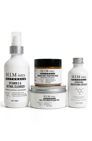 HIMISTRY NATURALS Organic Brightening Facial Protocol Set - No Color