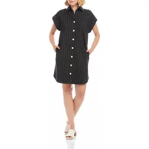 Women's Cap-Sleeve Shirt Dresses