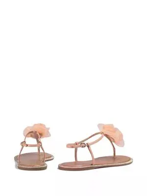 LE SILLA Flower-applique Flat Sandals