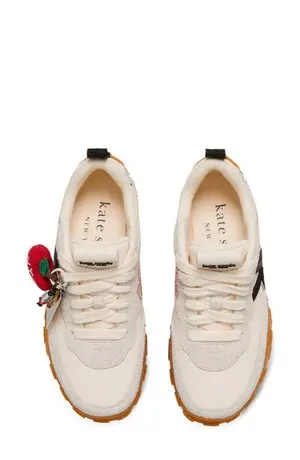 Kate Spade New York K As In Kate Nyc Graffiti Sneaker - Cream Multi