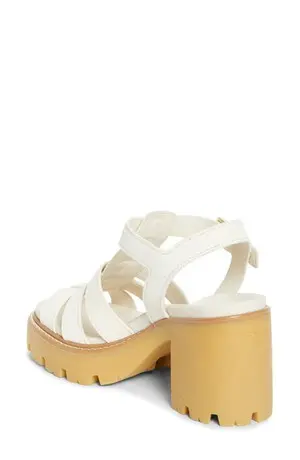 Prada Stride Platform Sandal - Avorio