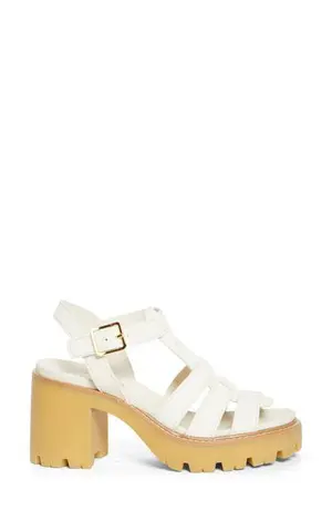 Prada Stride Platform Sandal - Avorio