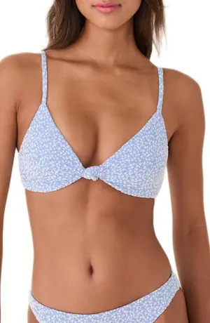 ANDIE The Santorini Knotted Bikini Top - Misty