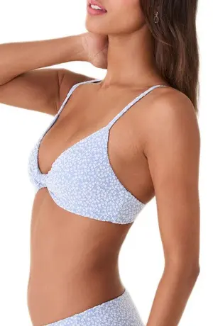 ANDIE The Santorini Knotted Bikini Top - Misty
