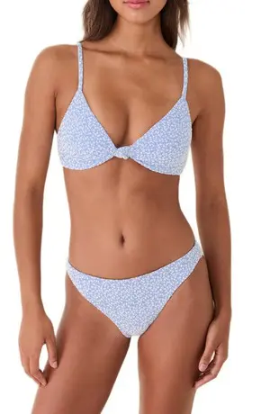 ANDIE The Santorini Knotted Bikini Top - Misty