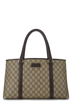 Gucci Gg Supreme Tote - Beige