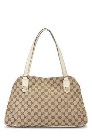 Gucci Original Gg Canvas Charmy Pocket Tote
