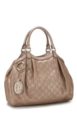 Gucci Metallic Sukey Tote