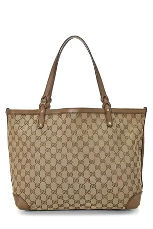 Gucci Original Gg Craft Tote - Brown