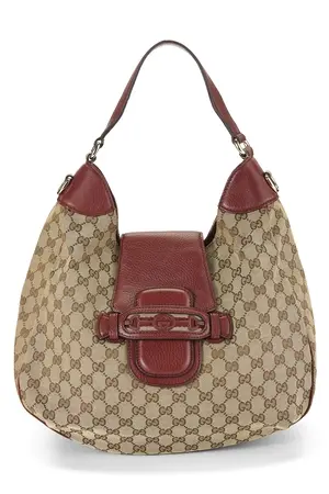 Gucci Original Gg Dressage Hobo - Beige