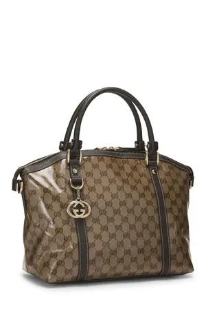 Gucci Gg Crystal Interlocking Dome Handbag