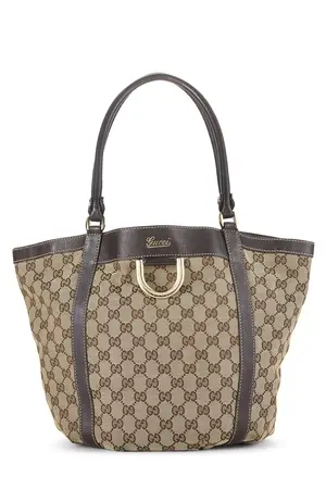 Gucci Original Gg D-ring Abbey Shoulder Bag - Beige
