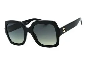 Gucci Rectangular Sunglasses - Black/grey (gg1337s/002)