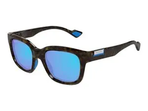 Gucci Rectangular Havana Sunglasses - Havana Havana Blue/havana Havana Blue (gg1621s/002)