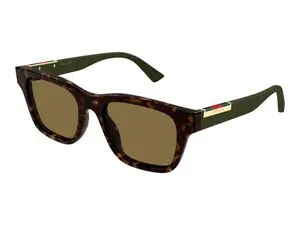 Gucci Square Sunglasses - Havana Green Brown/brown (gg2089s/004)