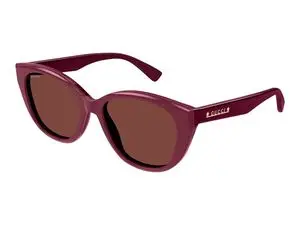 Gucci Rectangular Sunglasses - Burgundy Burgundy Brown/burgundy Burgundy Brown (gg1588s/003)
