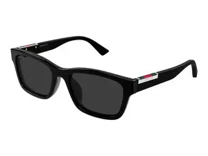 Gucci Rectangular Full Rim Sunglasses - Black/grey (gg2092sa/001)