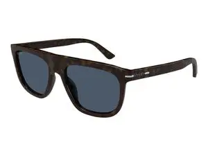 Gucci Flat Top Sunglasses - Havana Havana Blue/havana Havana Blue (gg1726s/002)