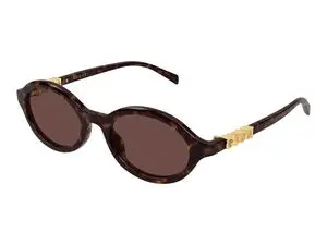 Gucci Round Frame Sunglasses - Havana Brown (gg2153s/002)