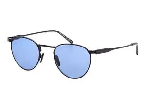 Gucci Round Frame Sunglasses - Black/blue (gg1875s/004)