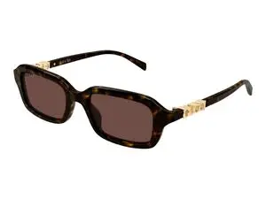 Gucci Square Frame Havana Sunglasses