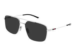 Gucci Square Sunglasses - Silver/grey (gg2096sa/001)