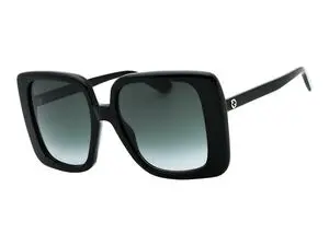 Gucci Oversized Square Frame Sunglasses - Black/grey (gg1314s/001)