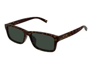 Gucci Square Havana Sunglasses - Havana Havana Green/green (gg1986sa/002)