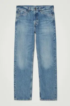 Cos Signature Regular-fit Straight-leg Jeans - Blue