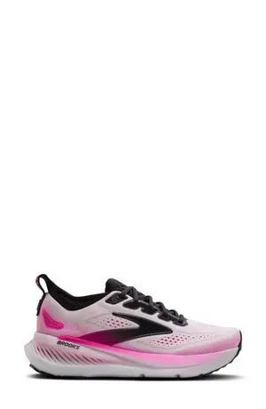 Brooks Glycerin 23 Lace-up Running Shoe - White/phantom/cyber Pink