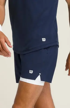 Wilson Tournament 5-inch Unlined Shorts - Classic Navy