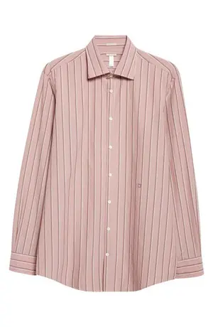 Massimo Alba Genova Stripe Cotton Button-up Shirt