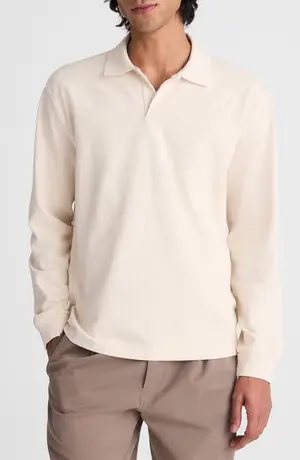 Madewell Compact Knit Polo - Parchment