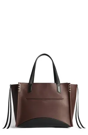 JW Anderson Loafer Leather Tote - Brown