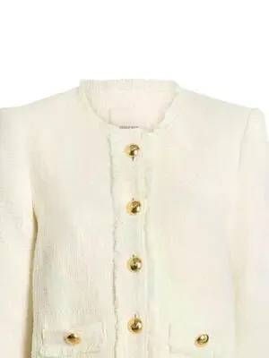 Cinq À Sept Christie Fringed Jacket - Neutrals
